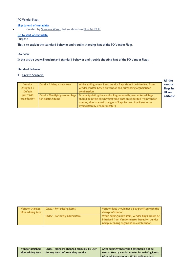 PO Vendor Flags | PDF | Receipt | Invoice