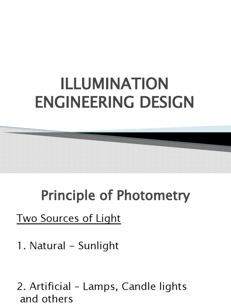 Illumination Lecture | PDF | Teaching Methods & Materials | Science ...