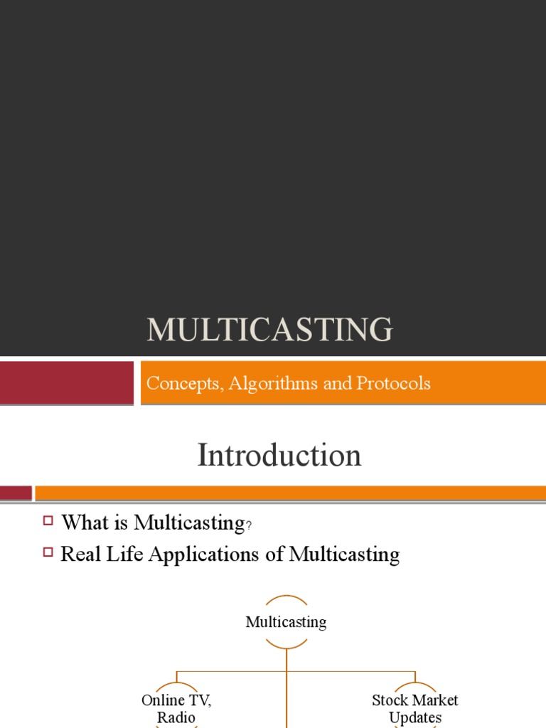 Multicasting Concepts Algorithms And Protocols Pdf Network Protocols Network Layer Protocols
