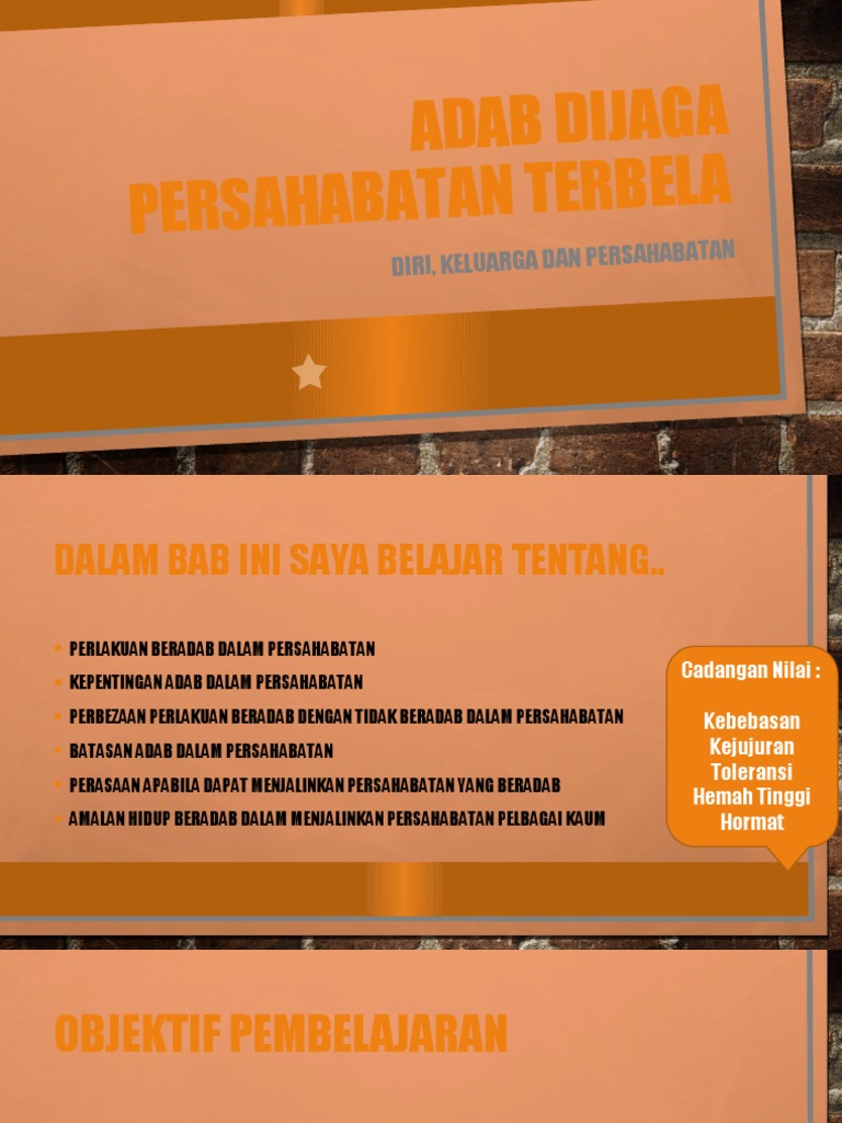 Adab dalam Persahabatan dan Batasannya | PDF | Karier & Perkembangan ...