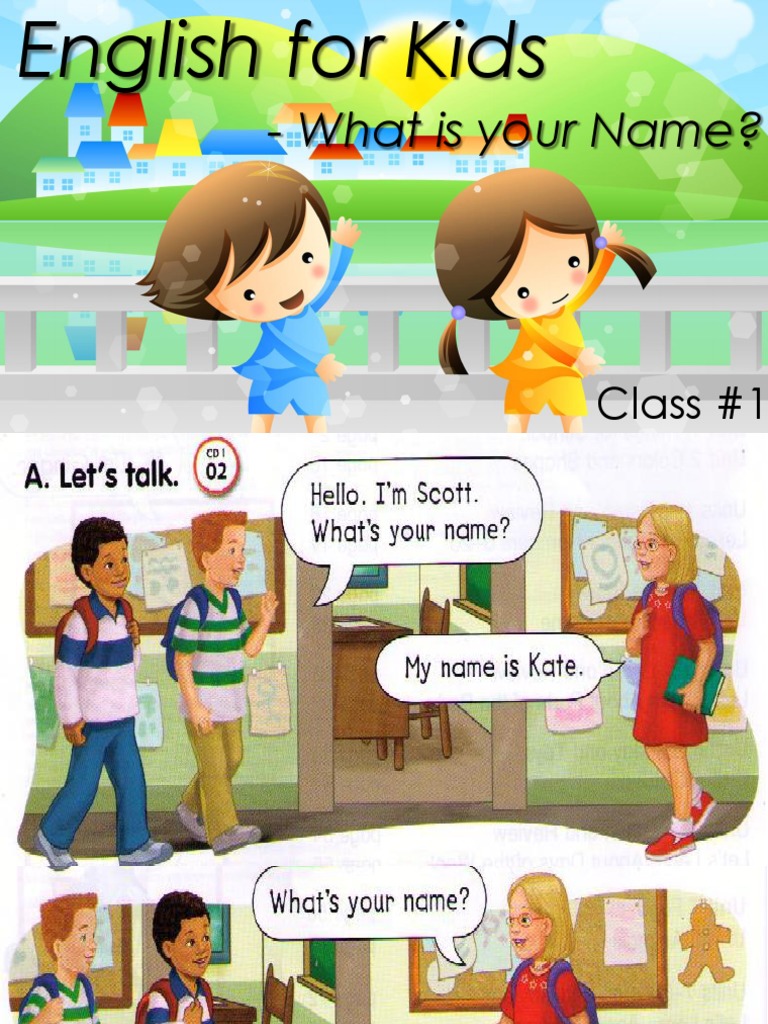 English For Kids CLASS 1 | PDF