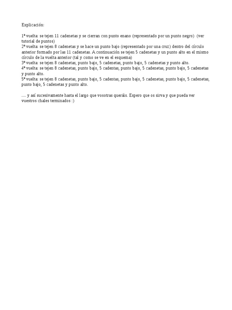 Punto Red Chal | PDF | Hogar, jardinería y bricolaje