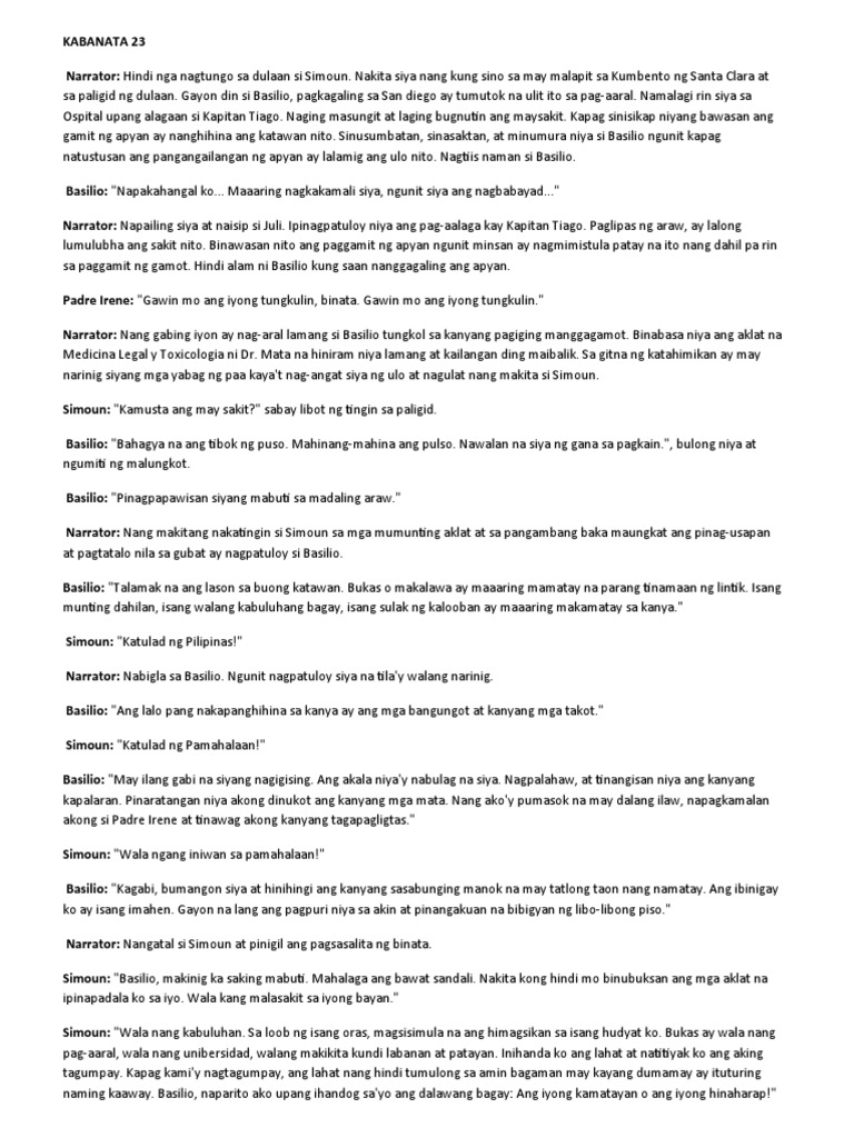 Kabanata 23 | PDF