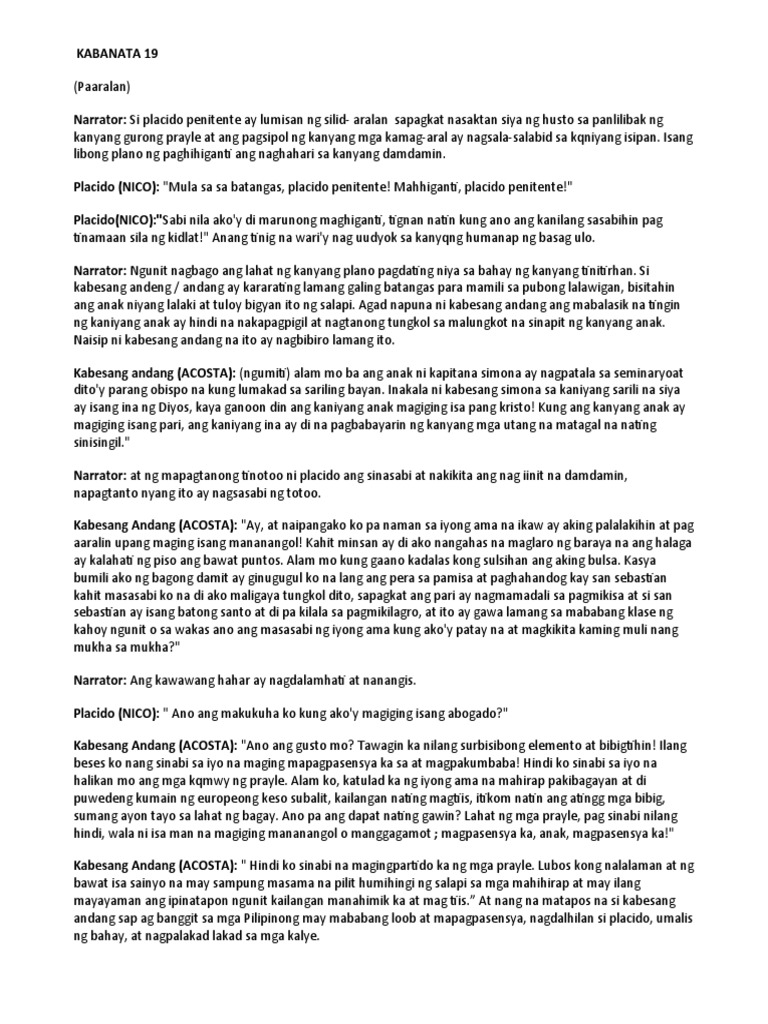Kabanata 19 | PDF