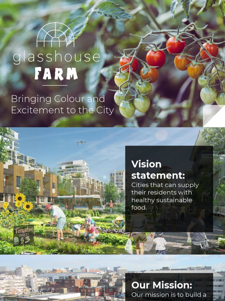 Glasshouse Farm - Project Plan | PDF | Urban Agriculture | Foods