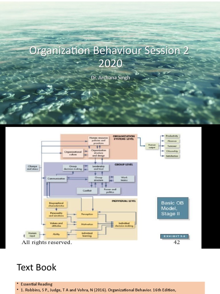 OB Managerial Roles | PDF | Organizational Behavior | Systems Psychology