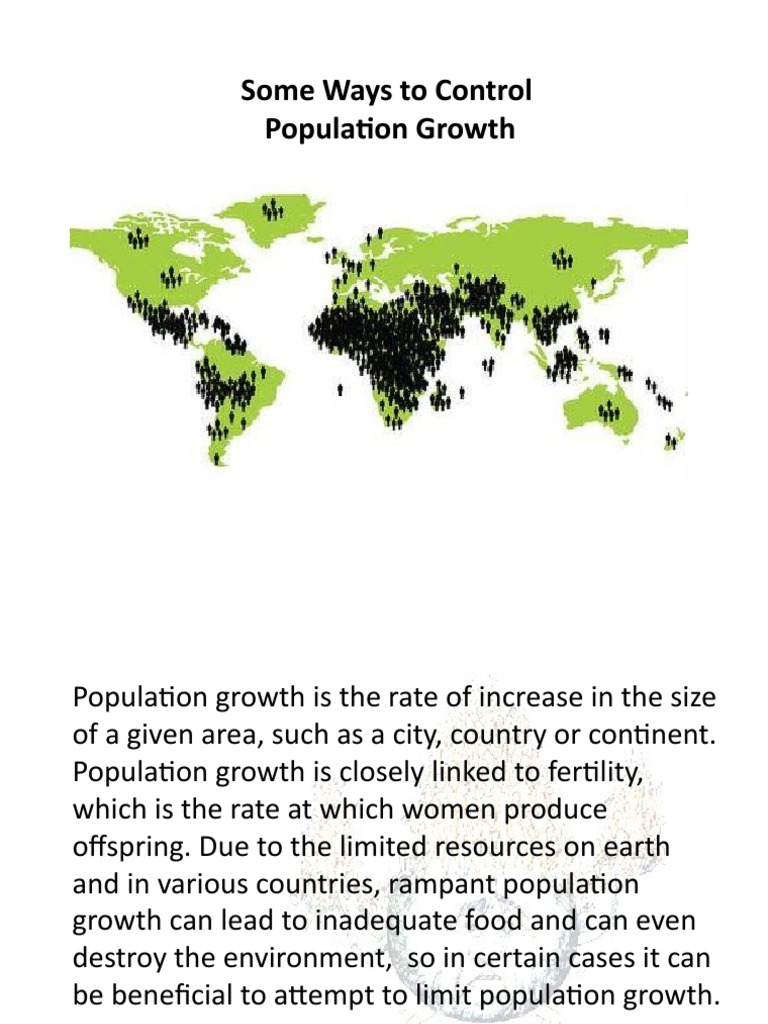 Control Population Growth | PDF | Birth Control | Family Planning