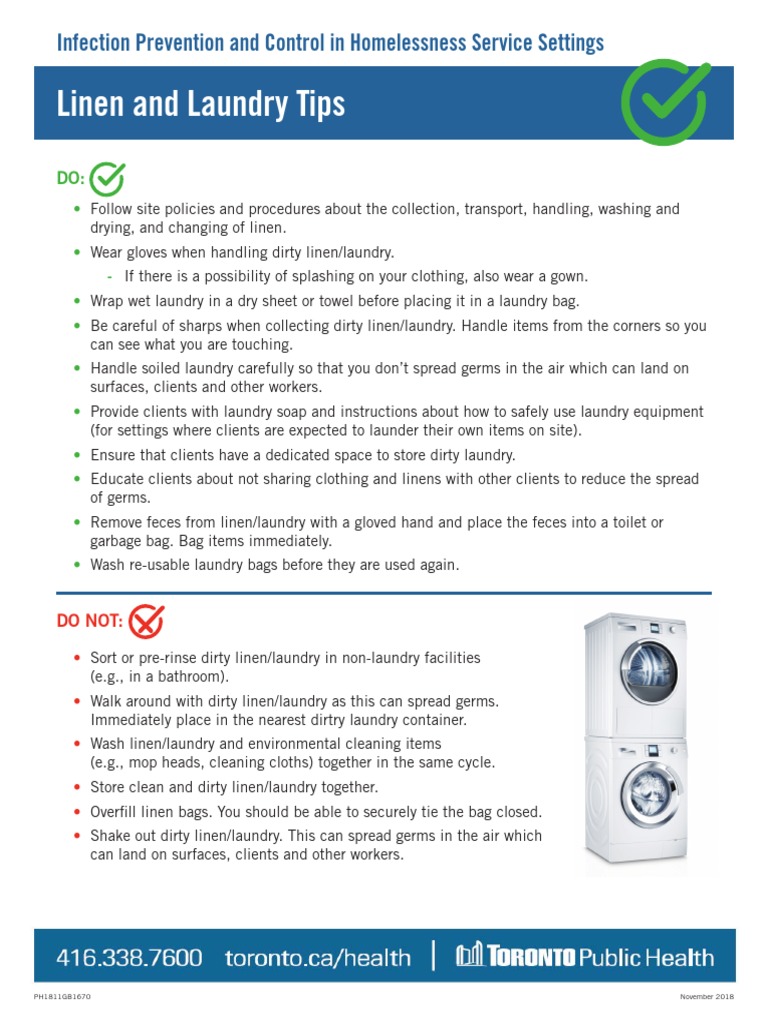 Infection Control for Homeless Services | PDF | Home & Garden | Wellness