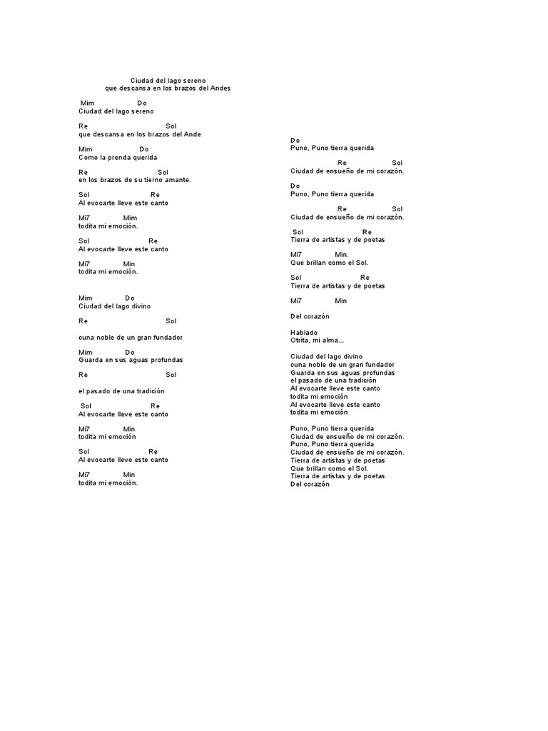Ciudad Del Lago | PDF