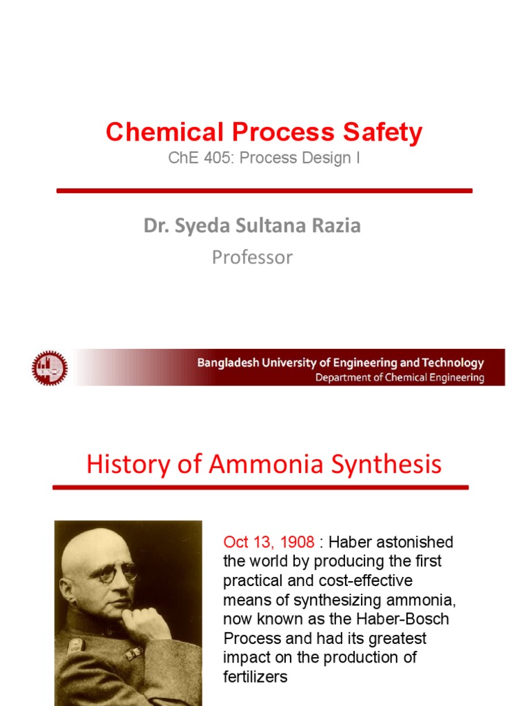 Chemical Process Safety | PDF | Hazards | Occupational Safety And Health