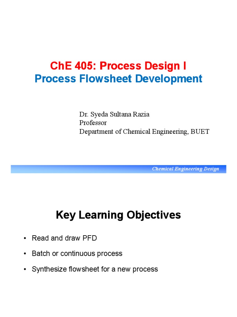 Process Flowsheet Development | PDF | Chemical Reactor | Chlorine