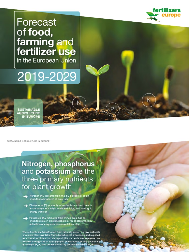 Forecast of Food Farming and Fertilizer Use in The European Union | PDF ...