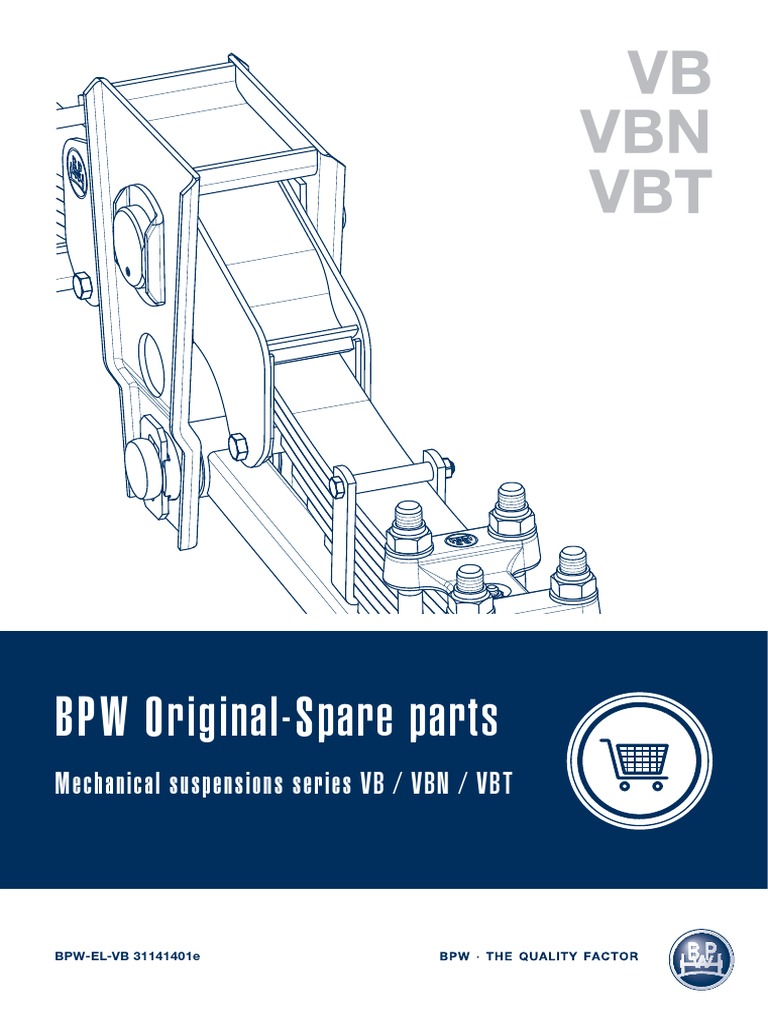 VB VBN VBT. BPW Original-Spare Parts. Mechanical Suspensions Series VB ...