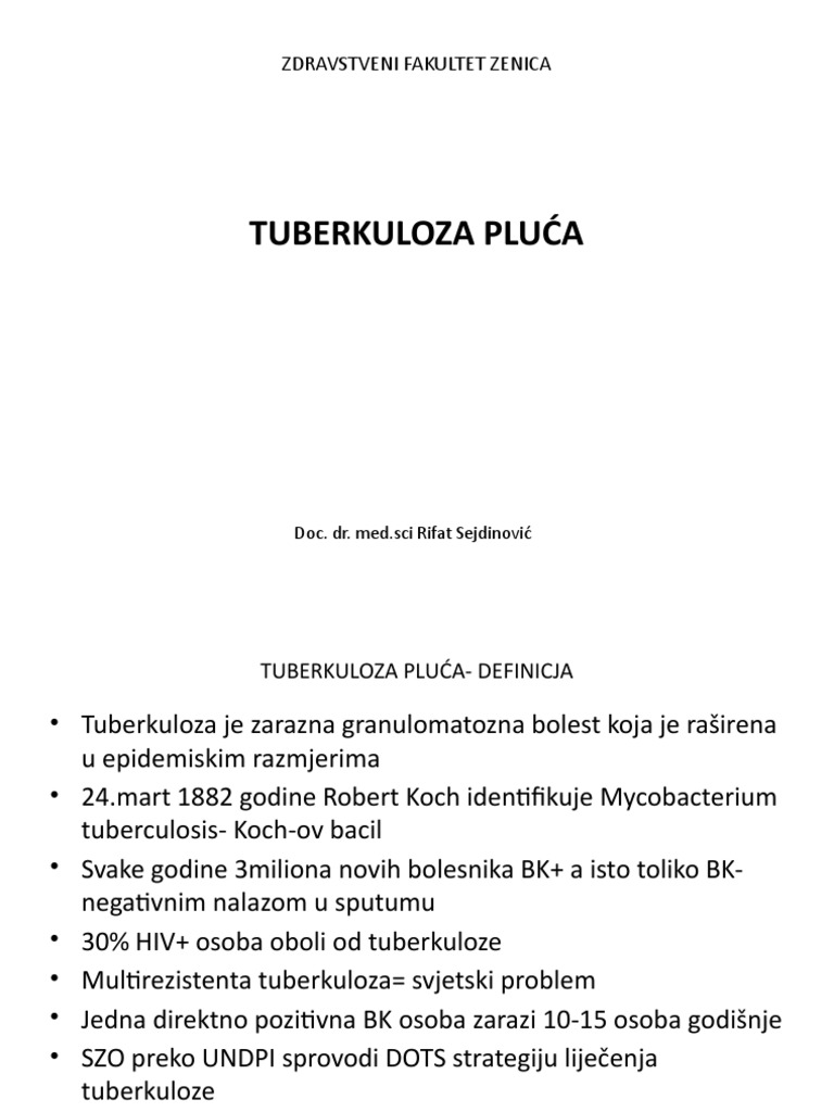 Tuberkuloza | PDF