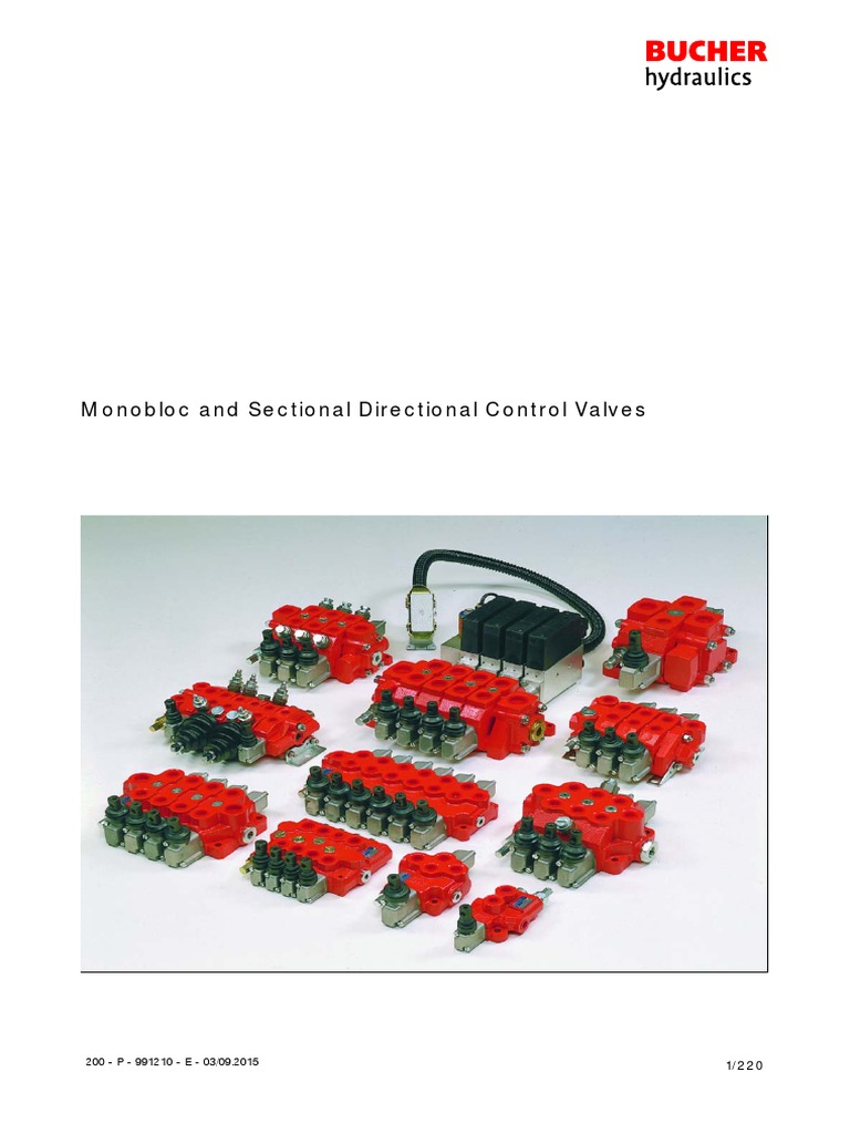 Bucher Hydraulics hds11 - 200-P-991210-En | PDF | Valve | Plumbing