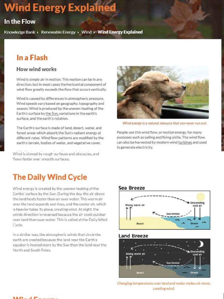 How Wind Energy Works: The Natural Forces Behind Wind Flow and Its Uses ...