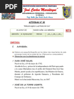 D1 A2 PS. FICHA Las Etapas de Nuestra Historia Del Perú | PDF | Historia | Clásicos