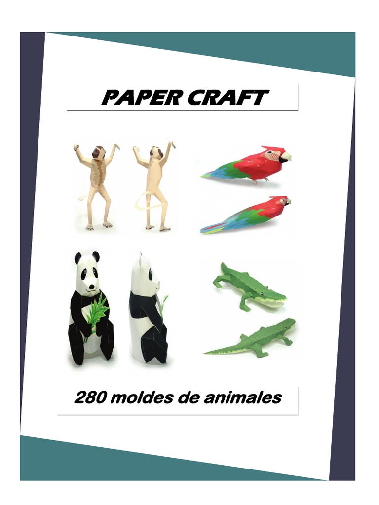 Paper-Craft-280-Moldes-1 Pag 1 | PDF