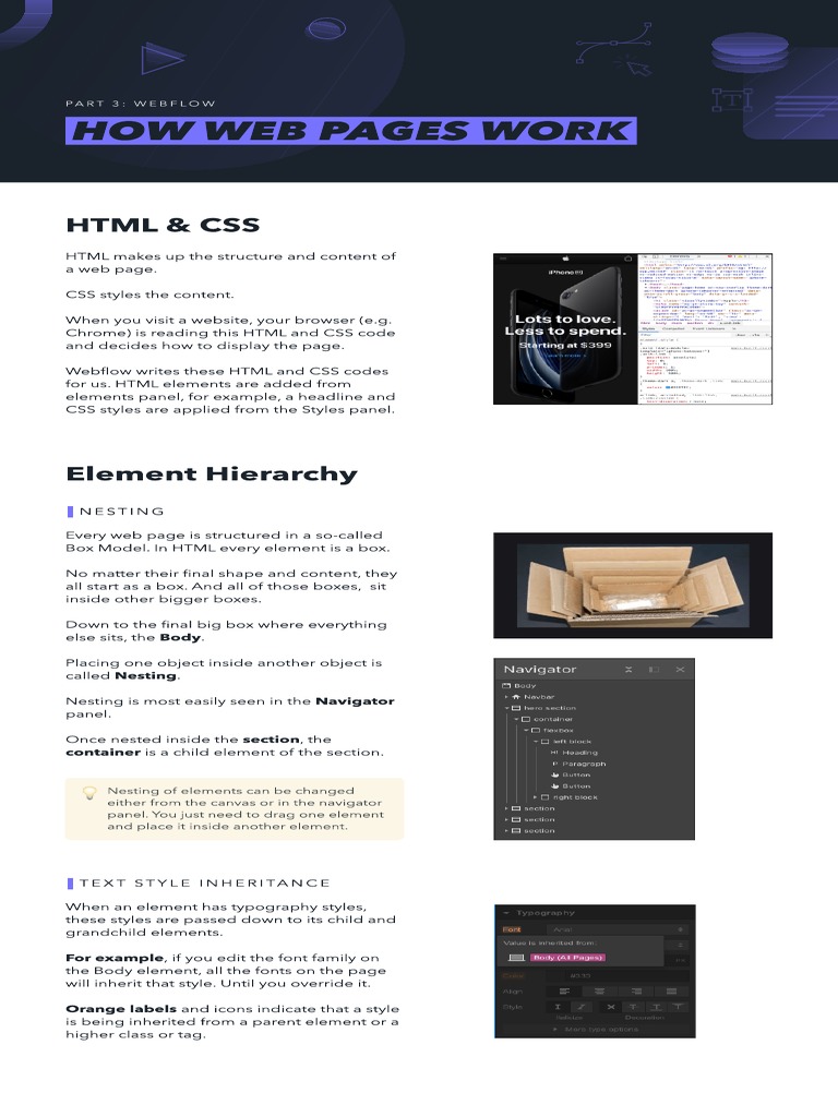 Section Notes - How Web Pages Work | PDF