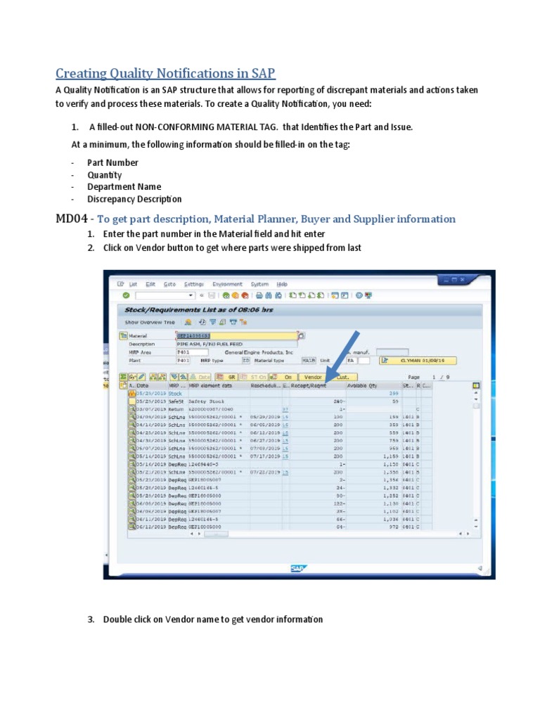 SAP Quality Notification Process Guide | PDF | Information Technology ...