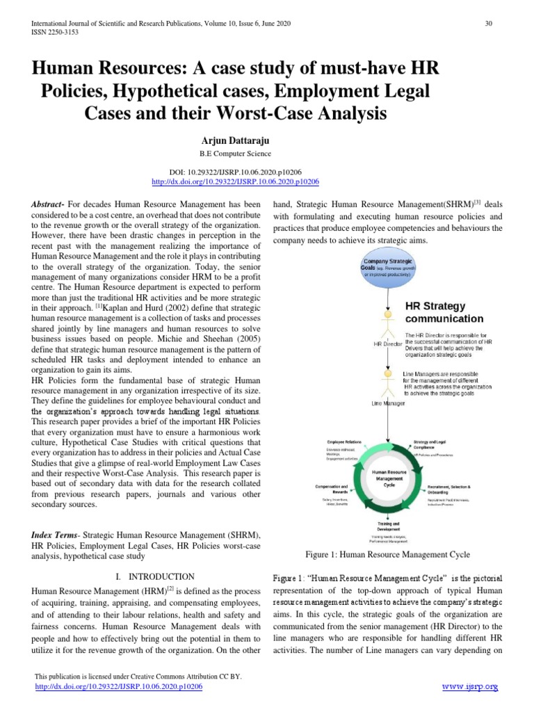Essential HR Policies and Case Studies | PDF | Human Resource ...