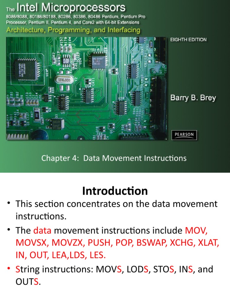 Chapter 4: Data Movement Instructions | PDF | Input/Output | 64 Bit ...