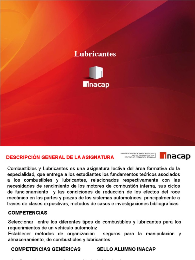 Combustible y Lubricante Clase N9 Sistema de Lubricacion | PDF | Lubricante | Bomba