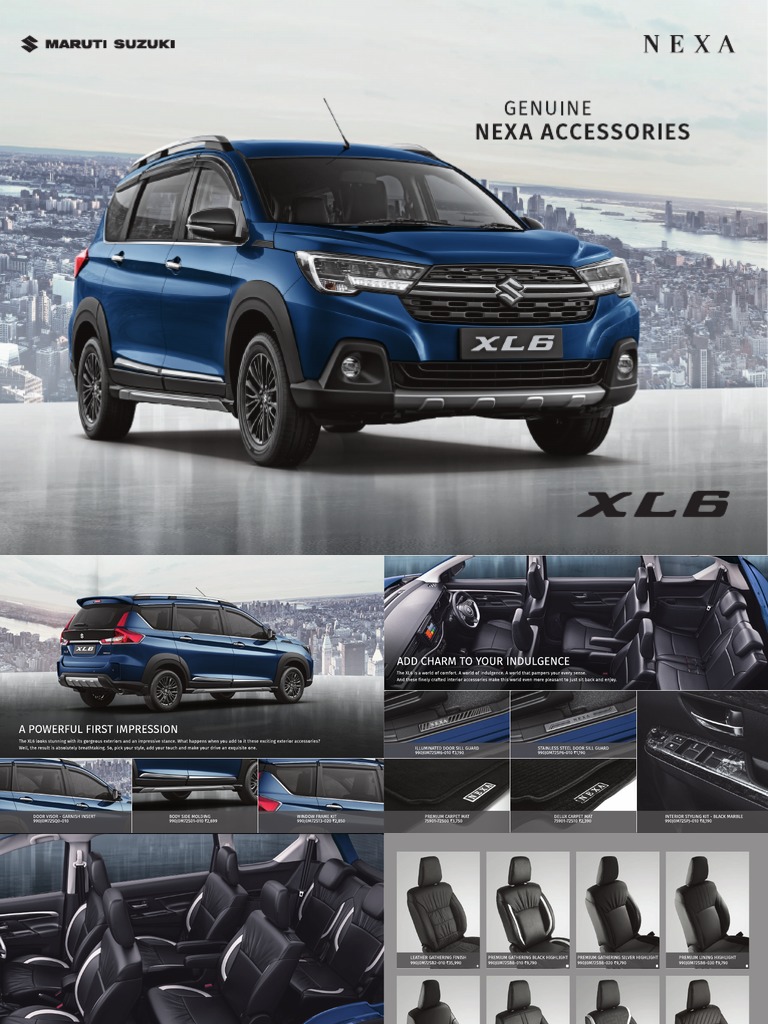 XL6 Accessories Brochure | PDF