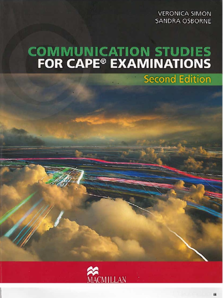 CAPE-Communication Studdies TEXT BOOK PDF | PDF