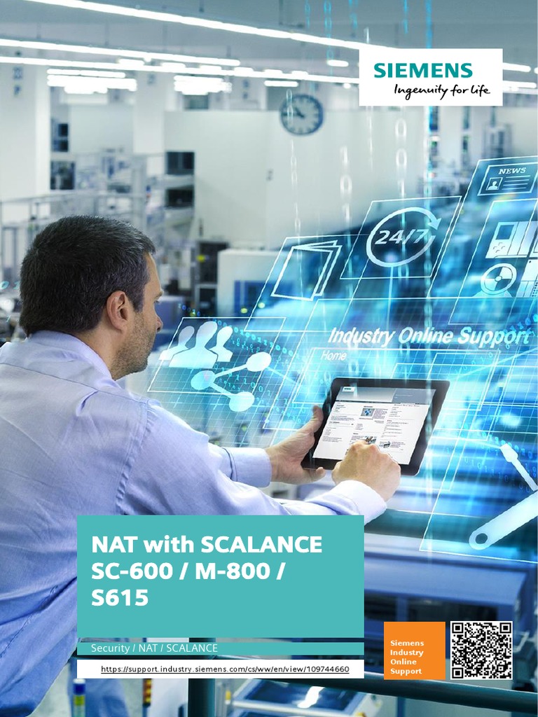 Nat With Scalance SC-600 / M-800 / S615 | PDF | Ip Address | Firewall ...