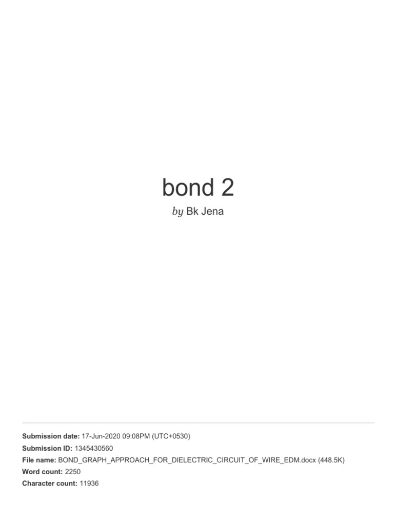 Bond Graphs in Dielectric Circuit Analysis | PDF | Applied Mathematics ...