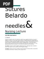 Ethicon Suture Guide for Surgeons | PDF | Surgical Suture | Wound