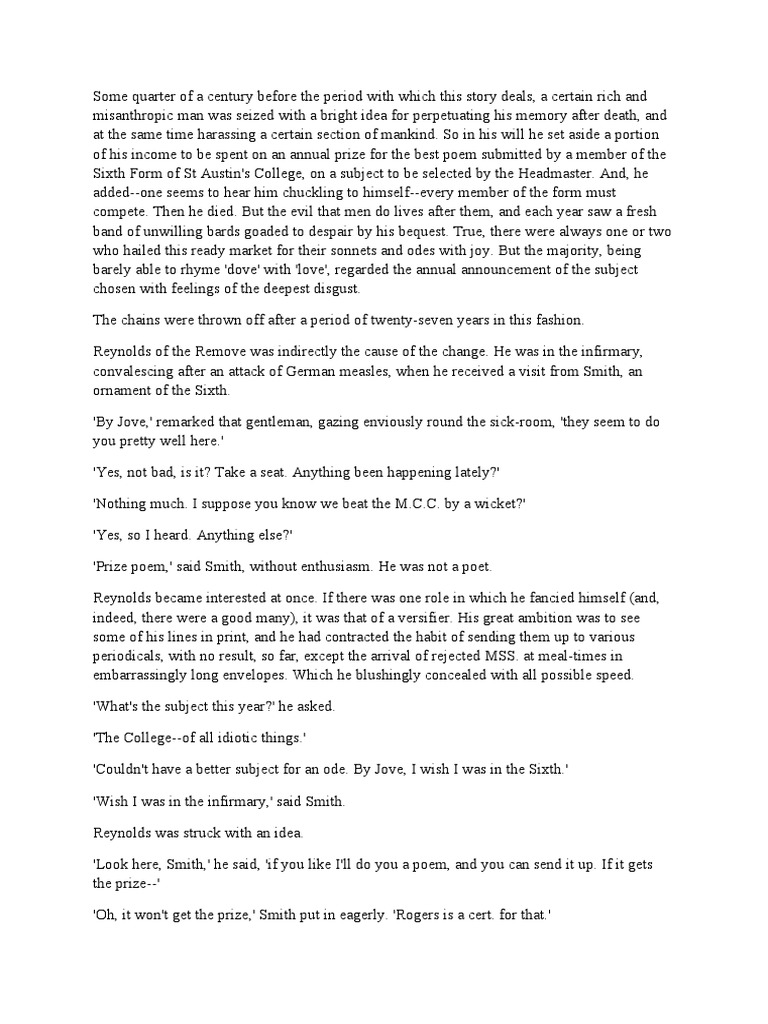 The Prize Poem | PDF | Poetry