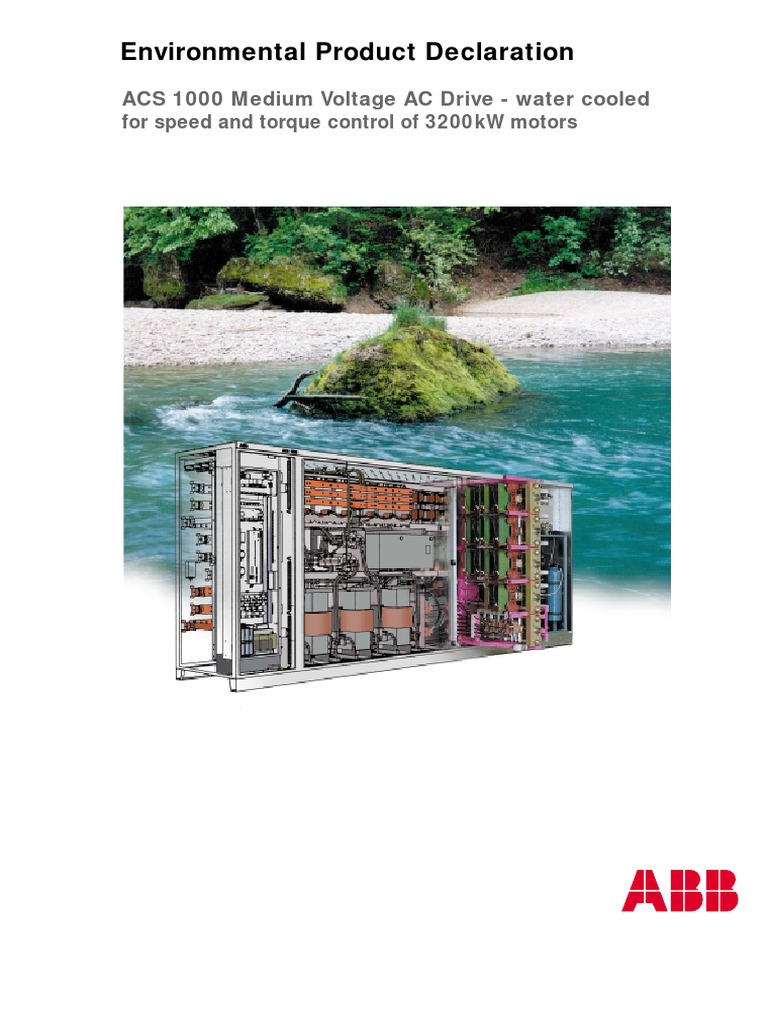 Environmental Product Declaration: ACS 1000 Medium Voltage AC Drive - Water Cooled | PDF | Life ...