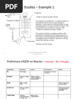 HAZOP Example | Valve | Heat Exchanger