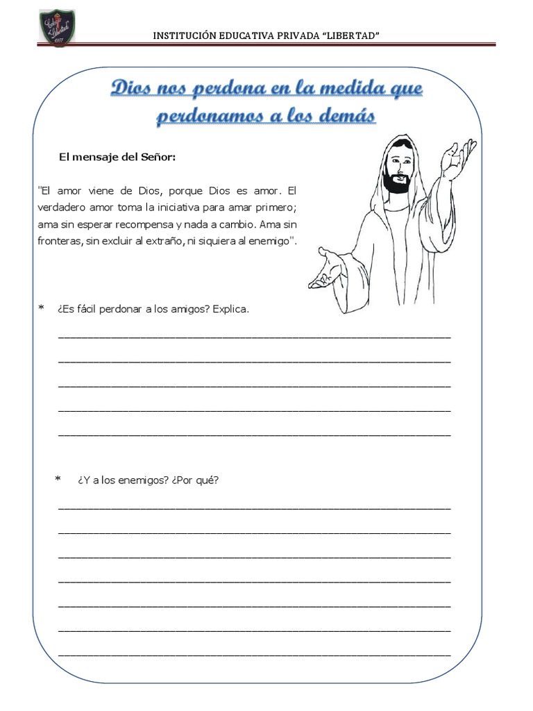 Dios Nos Perdona en La Medida Que Perdonamos A Los Demás | PDF