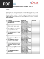 Escala Hospitalaria de Ansiedad y Depresion HAD | PDF | Ansiedad ...