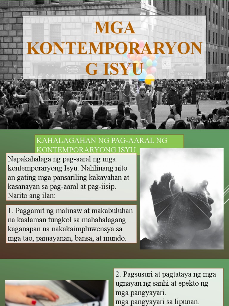 Importance of Contemporary Issues | PDF