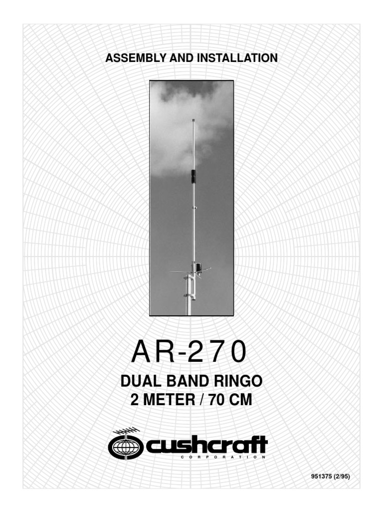 Dual Band Ringo 2 Meter / 70 CM: Assembly and Installation | PDF ...