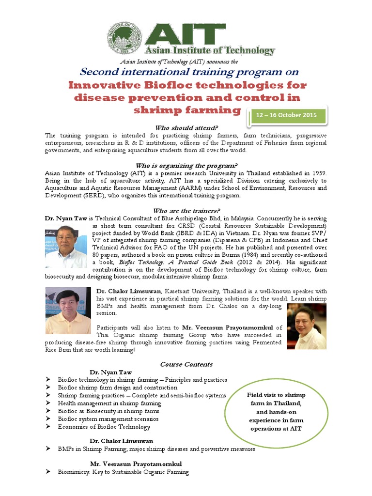 Second International Training Program On | PDF | Agriculture | Business