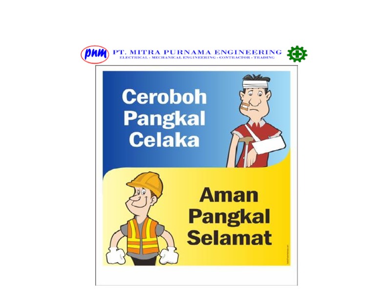 Poster K3 Utamakan Keselamatan Kerja | PDF
