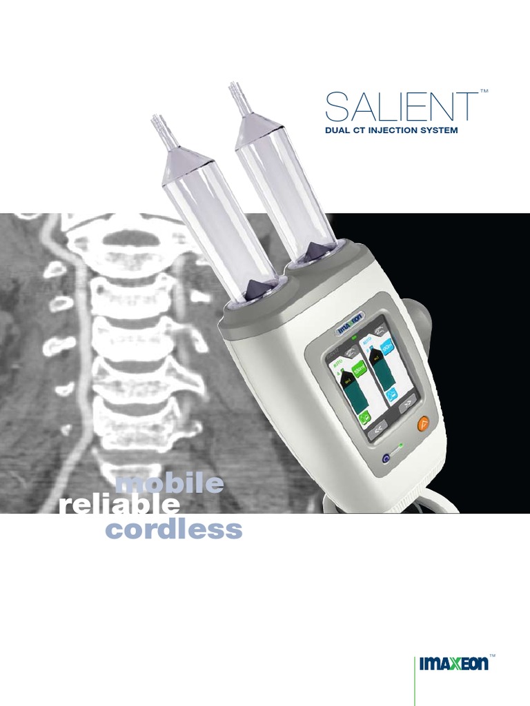 Brochure Imaxeon Salient Dual | PDF | Syringe | Electrical Engineering