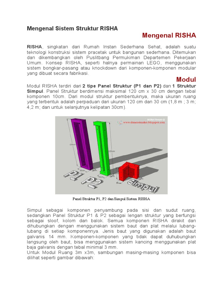 Sistem Struktur Risha | PDF