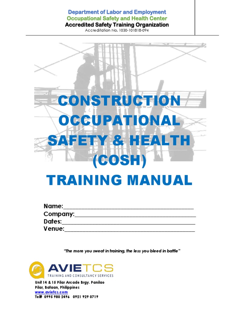 COSH Module PDF | PDF | Personal Protective Equipment | Occupational ...