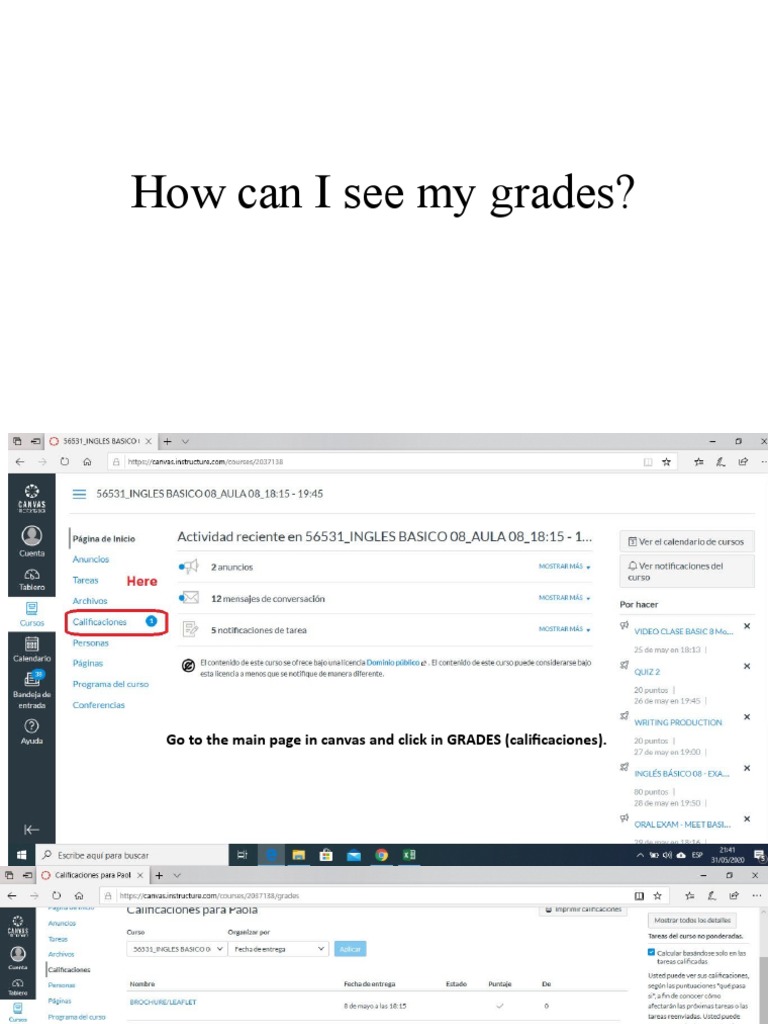 A Step-by-Step Guide to Viewing Grades and Calculating Final Grades in ...