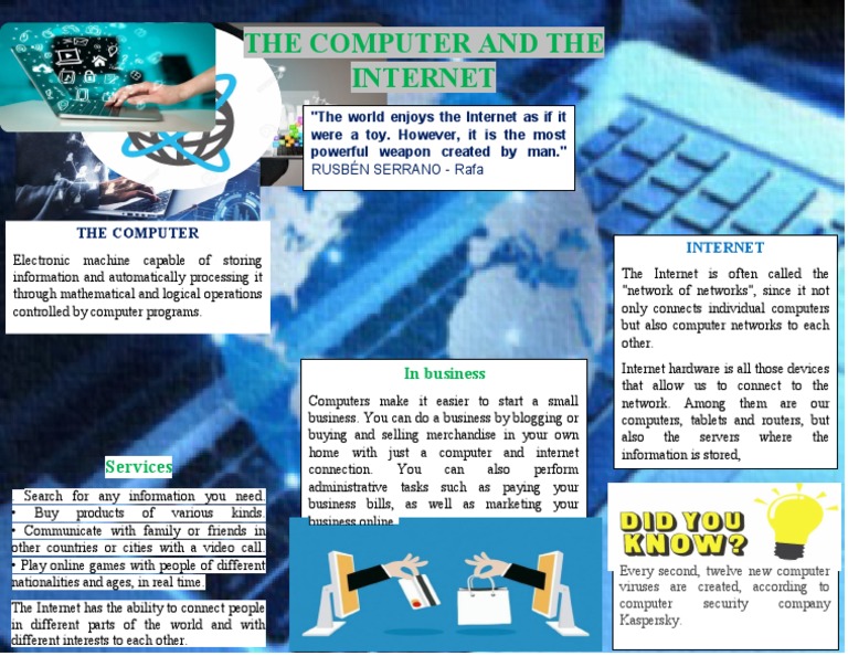 The Computer and The Internet: Services | PDF | Internet | Computer ...