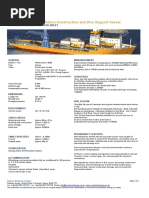 Vessel Specs - OLV VENTURE 1 PDF | PDF | Manufactured Goods | Equipment