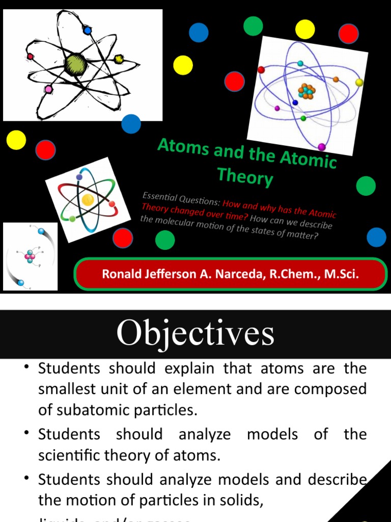 Atoms and The Atomic Theory | PDF | Ion | Atomic Nucleus