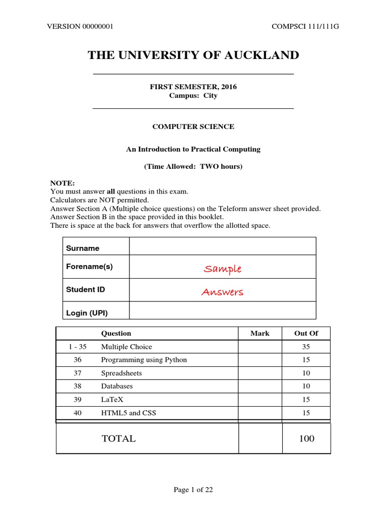 COMPSCI 111/111G Exam Questions | PDF | Web Search Engine | Computer ...