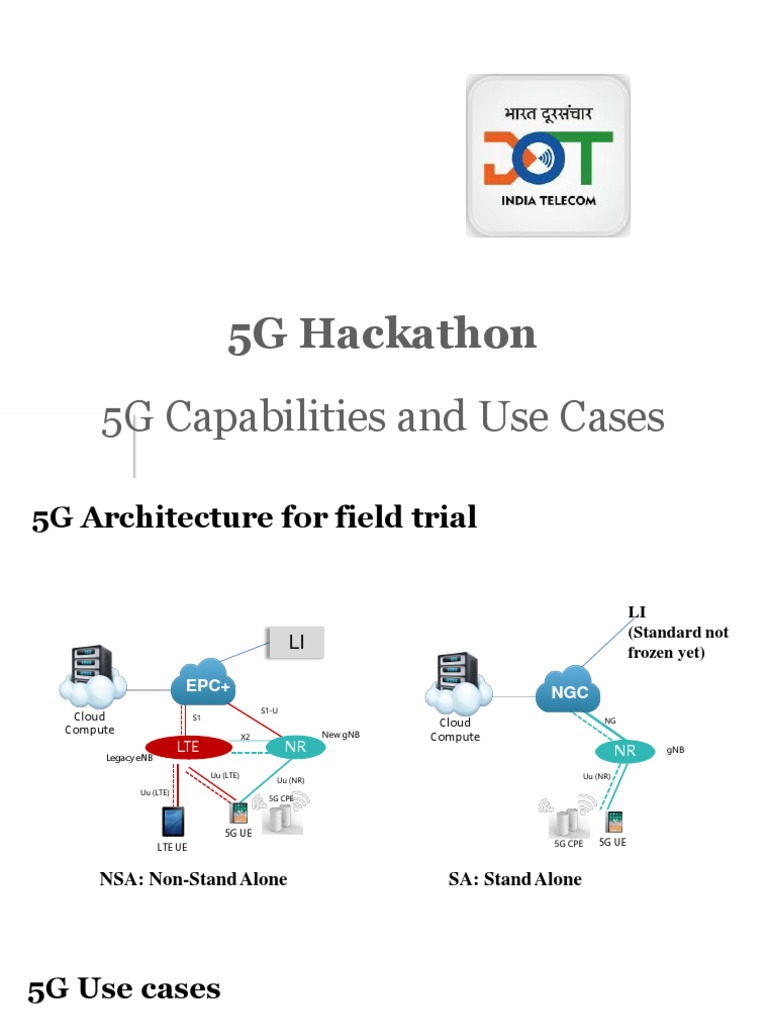 5G Hackathon Capabilities and Use Cases PDF | PDF | Virtual Reality | Cloud Computing